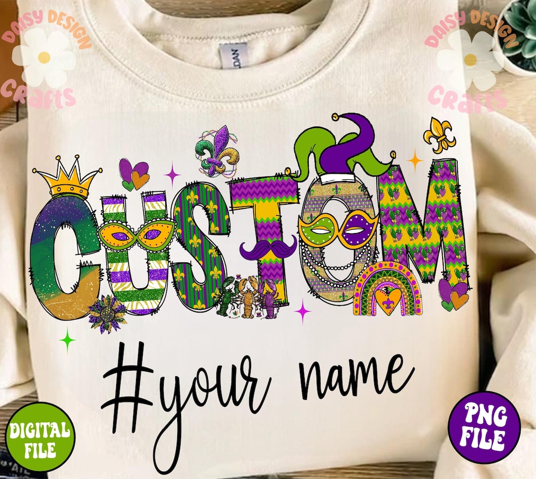 Mardi Gras Doodle Letters Png, Mardi Gras Clip Art, Mardi Gras Letters ...