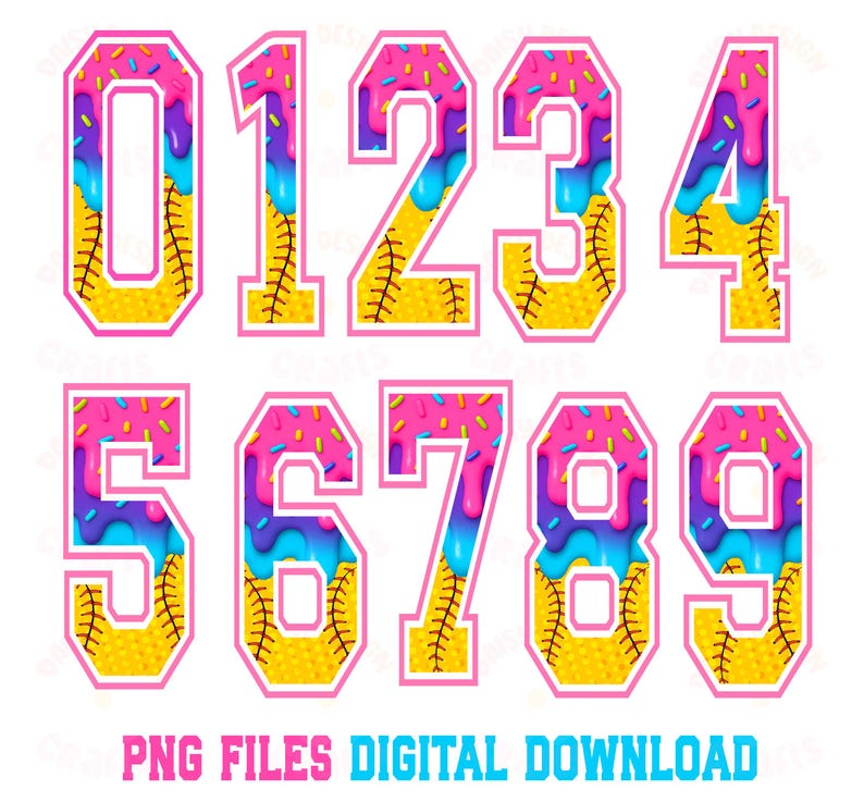 Drip Alphabet Mega Bundle Png, Ice Cream Drip Alphabet Doodle PNG ...