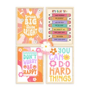 Classroom Decor, Digital Download Classroom Posters, Motivation, Growth ...