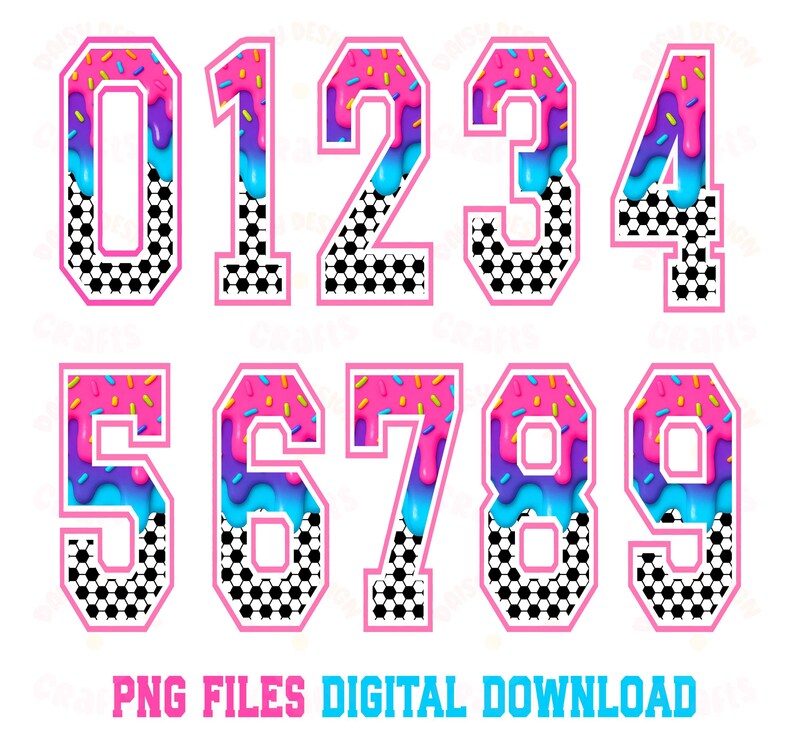 Drip Alphabet Mega Bundle Png, Ice Cream Drip Alphabet Doodle PNG ...