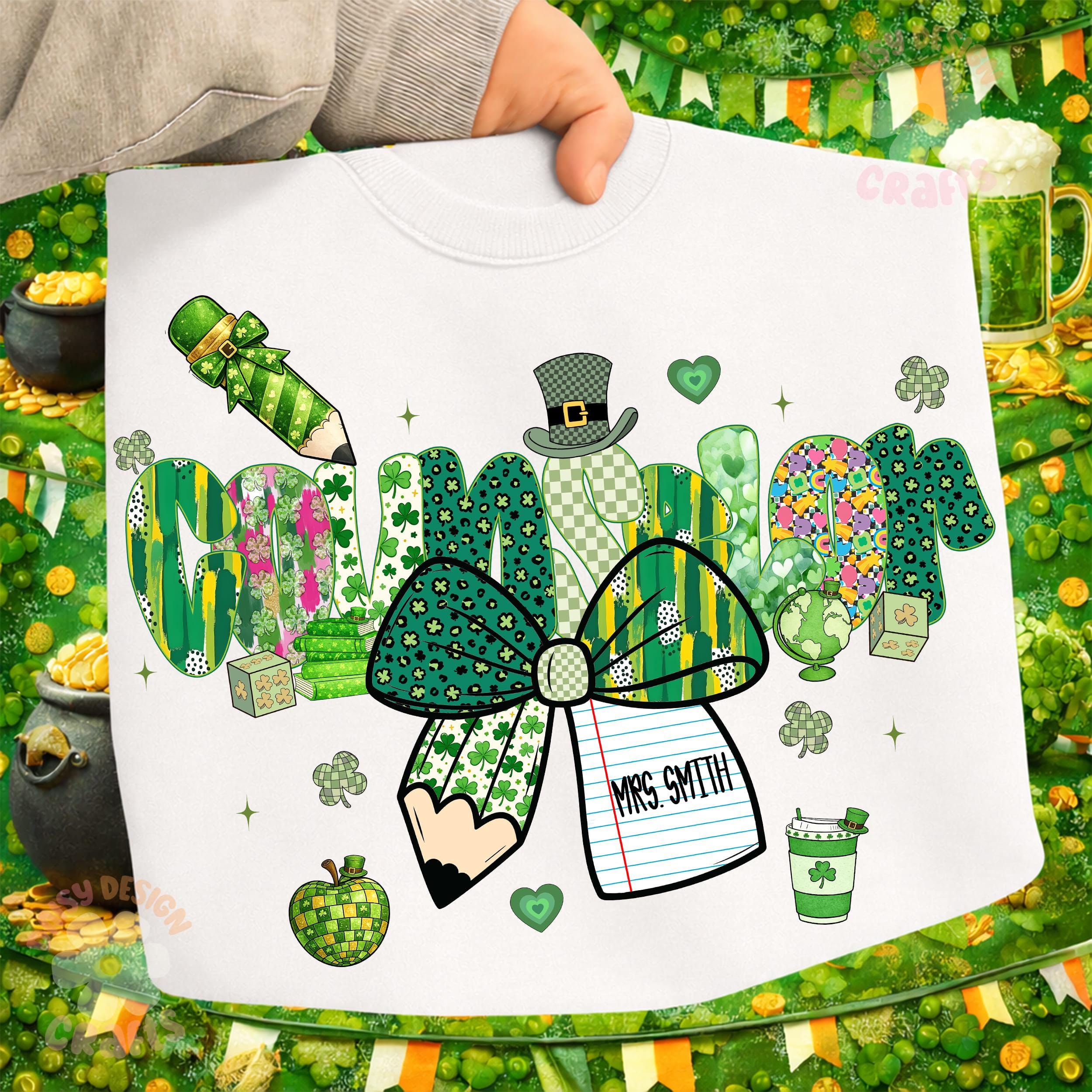 St Patrick’s Day Occupation PNG Bundle, Lucky Shamrock Career Shirt ...