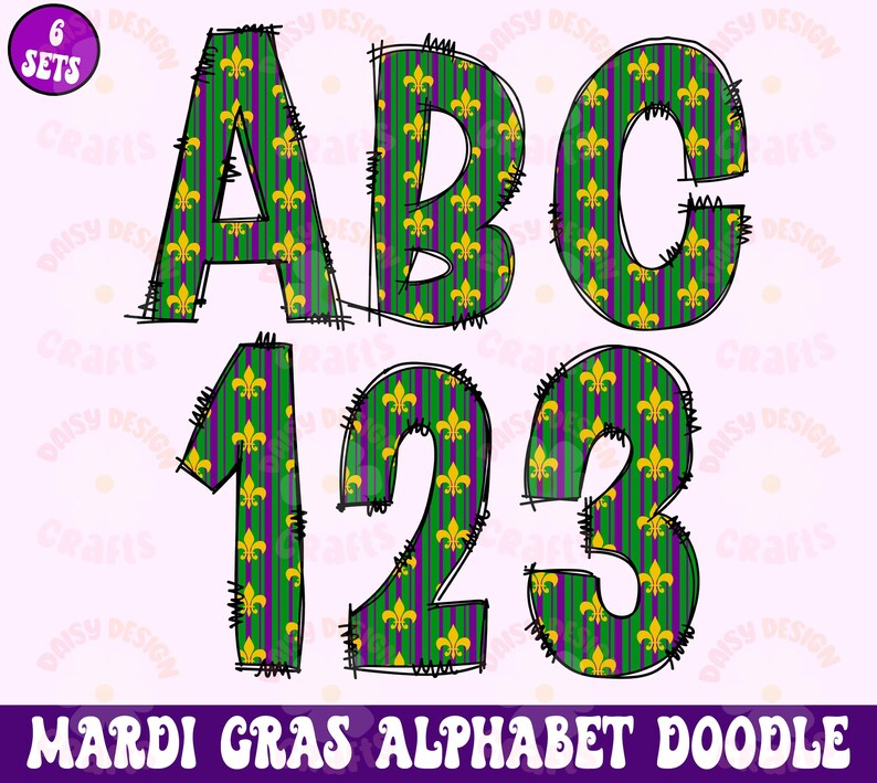 Mardi Gras Alphabet PNG Clipart | Fleur De Lis Coquette PNG | Louisiana ...