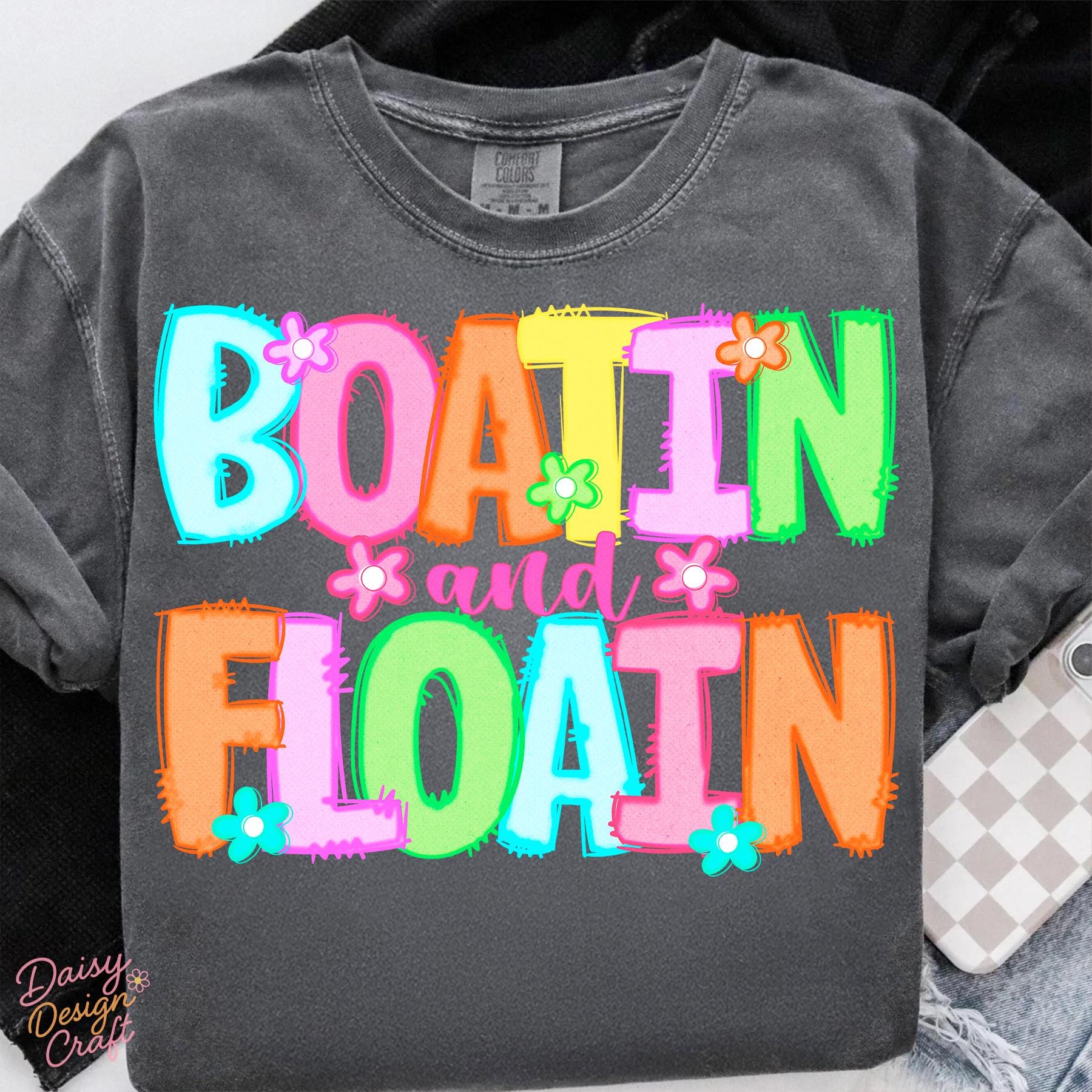 Preppy Boatin and Floatin PNG, Girly Summer Lake Sublimation, Lake Life ...
