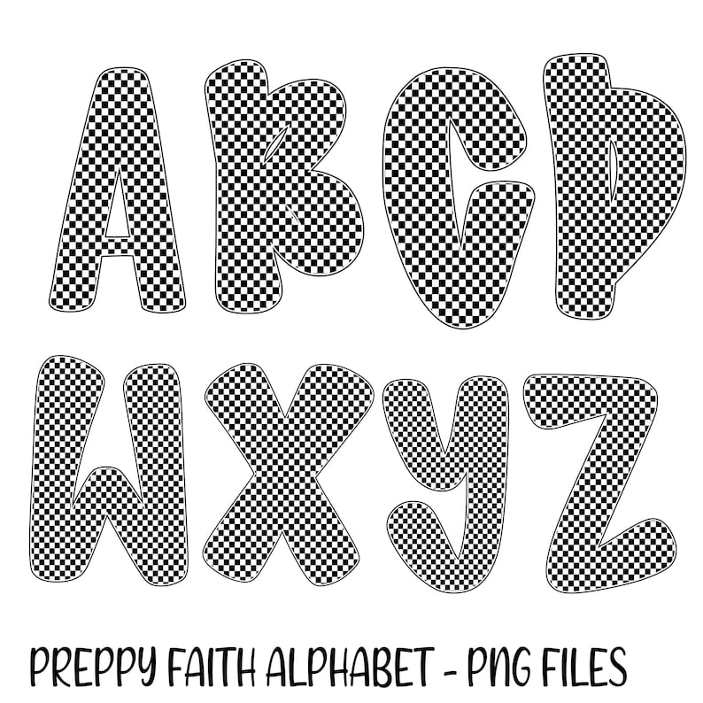 Faith Alphabet PNG Bundle, Religions Bible Verse Letters, Christianity ...