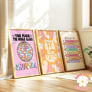 Classroom Decor, Digital Download Classroom Posters, Motivation, Growth ...