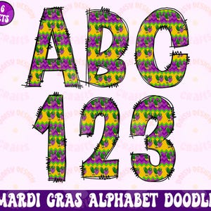 Mardi Gras Doodle Letters Png, Mardi Gras Clip Art, Mardi Gras Letters ...