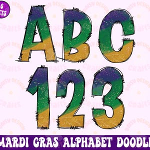 Mardi Gras Doodle Letters Png, Mardi Gras Clip Art, Mardi Gras Letters ...
