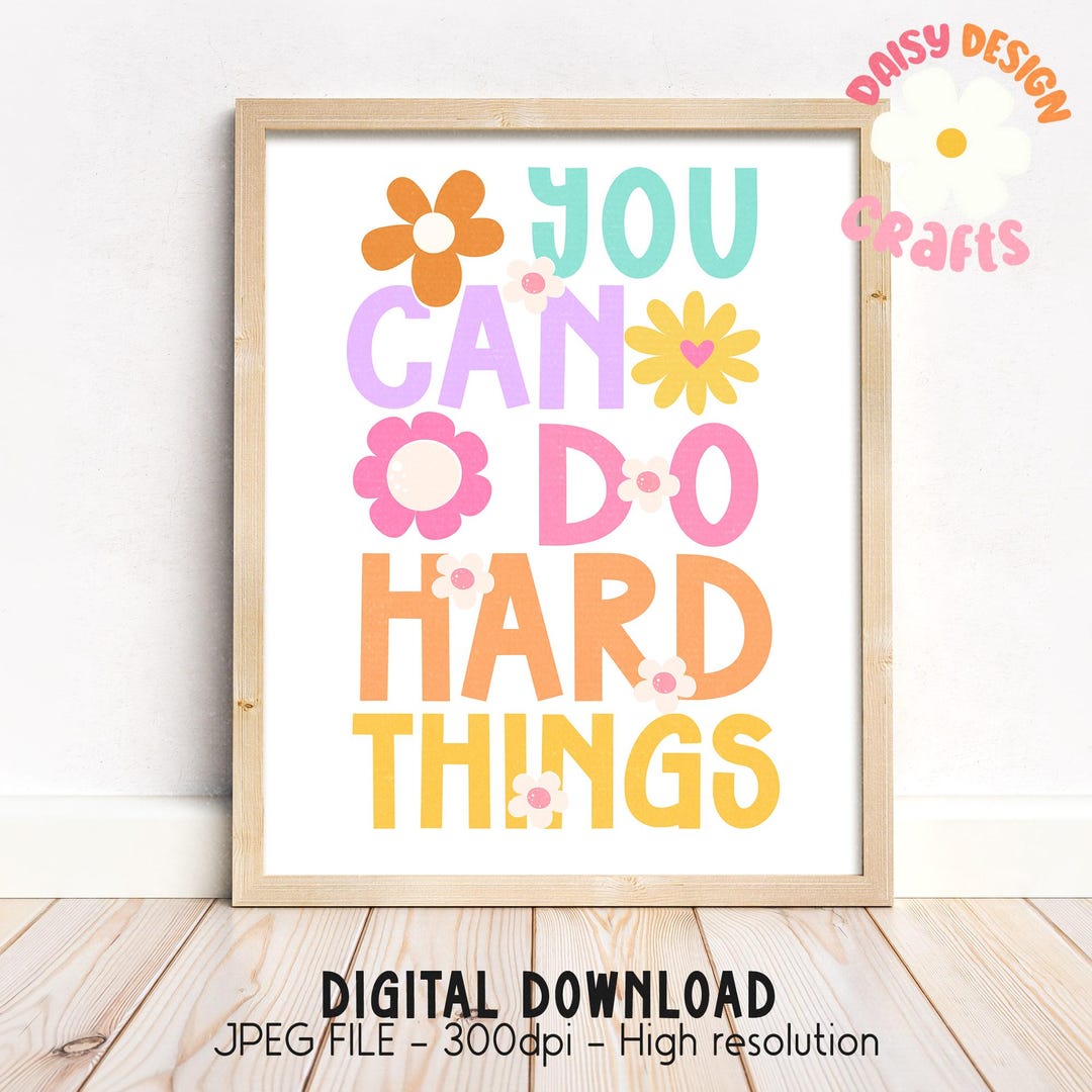 Pastel Classroom Inspirational Art Print : It’s Okay to Not Be Okay ...