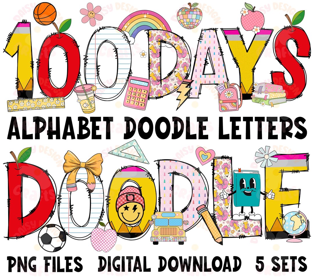 School Teacher Alphabet Png, Teacher Font Png, Alpha Doodle, School ...