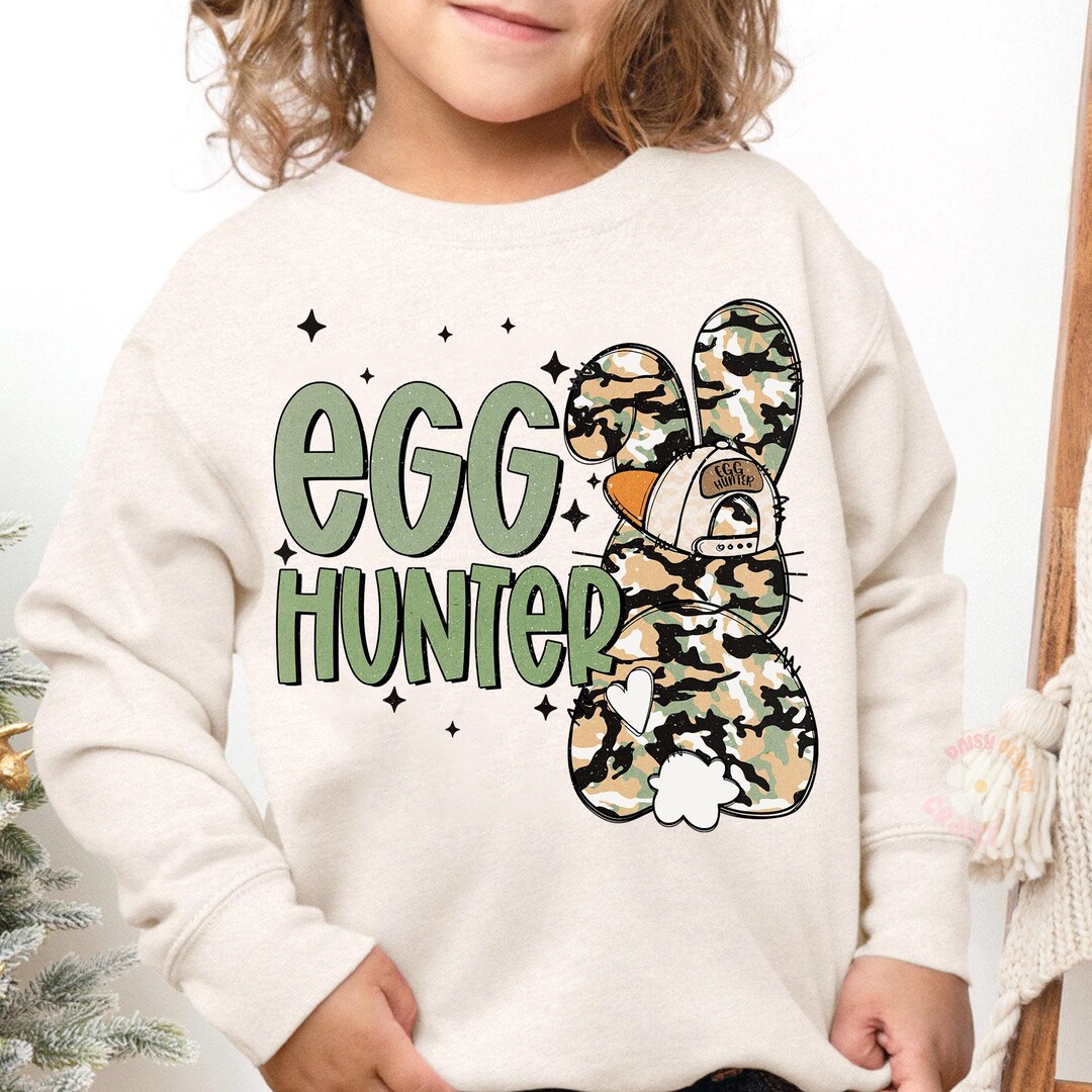 Egg Hunter Bunny Png, Kids Easter Png, Camo Easter Bunny Png, Hunting ...