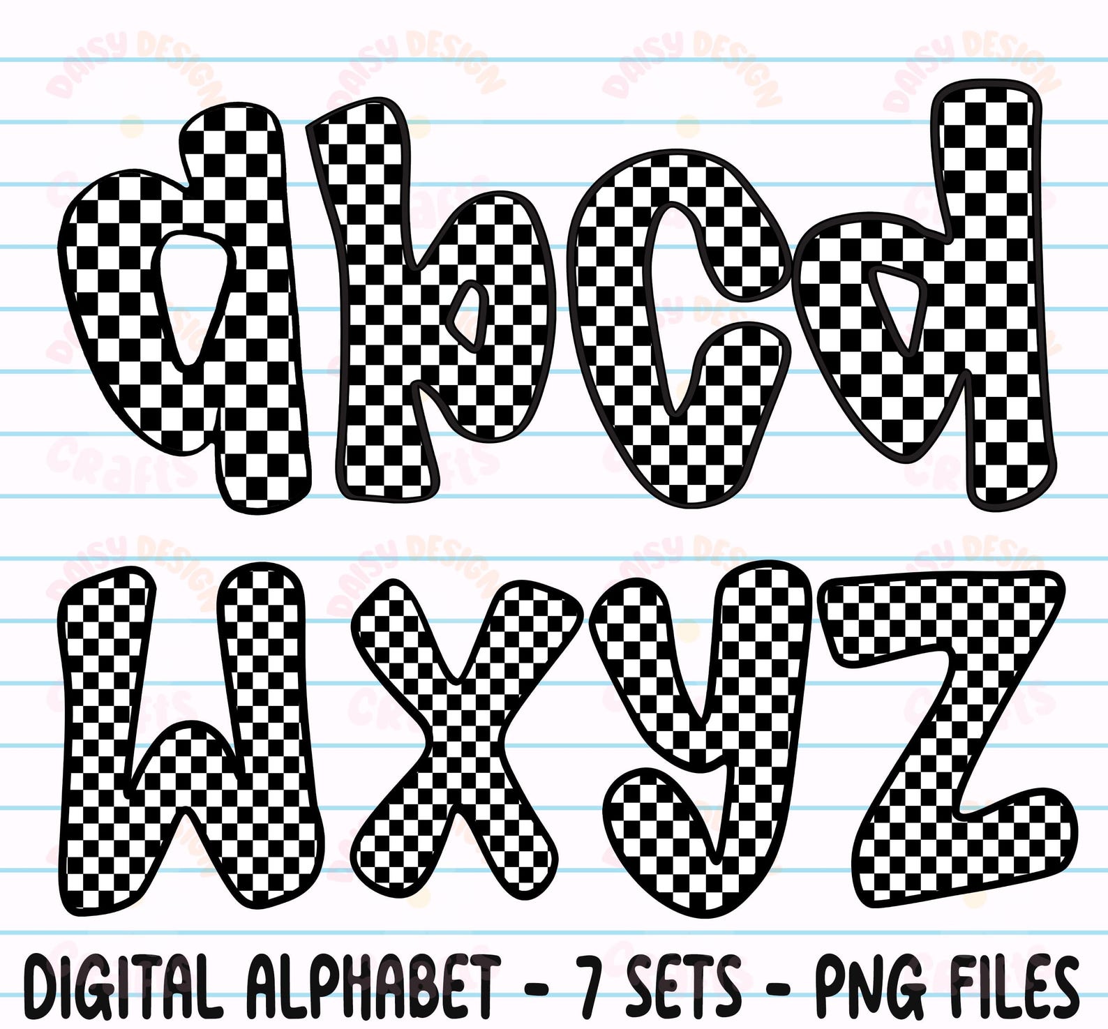 Preppy School Doodle Png Bundle, School Letters Png, Teacher Alphabet ...