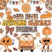 Autumn Clipart Bundle, Autumn Clipart, Fall Clip Art, Pumpkin Clipart ...