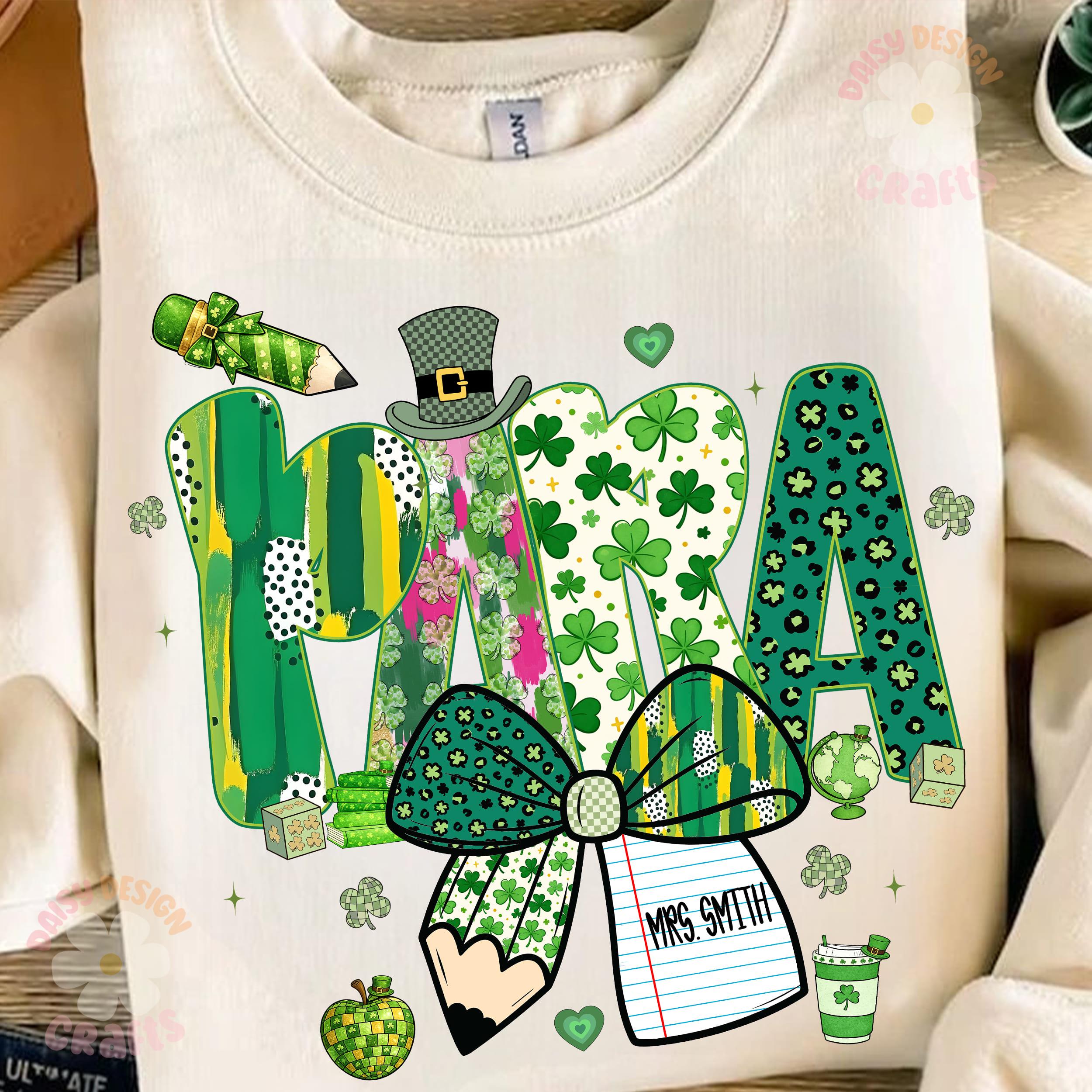 St Patrick’s Day Occupation PNG Bundle, Lucky Shamrock Career Shirt ...