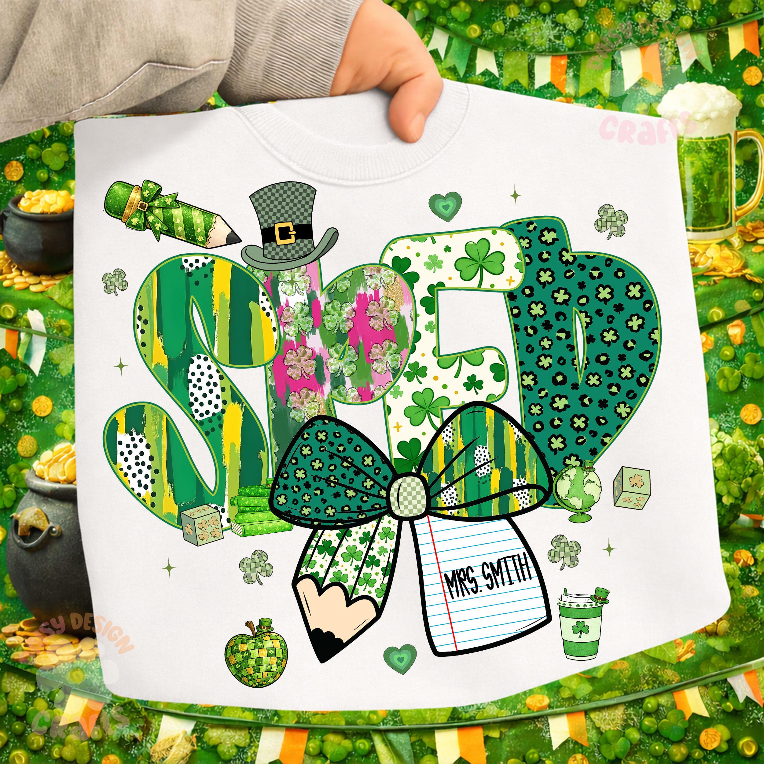 St Patrick’s Day Occupation PNG Bundle, Lucky Shamrock Career Shirt ...