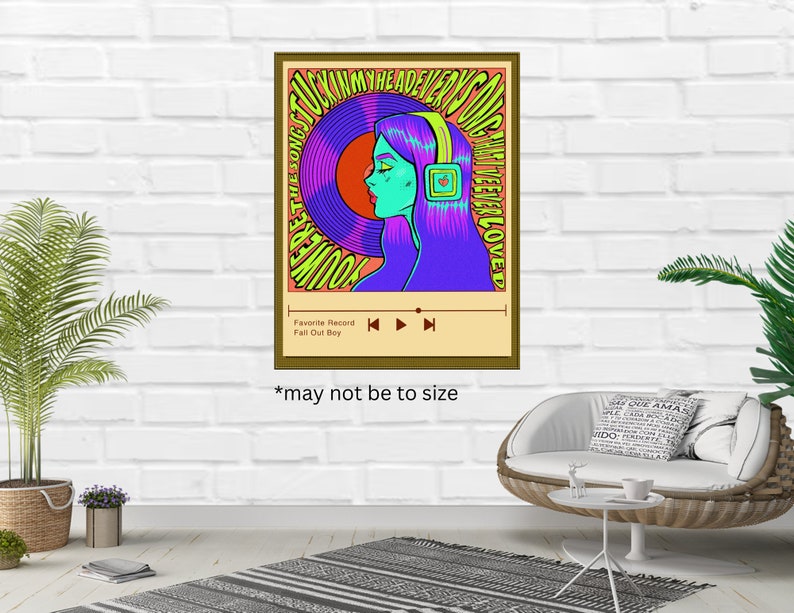 Fall Out Boy favorite Record Poster - Etsy