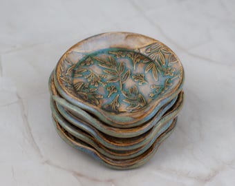 Tea Spoon Rests, Small & Mini Spoon Rests, Perfect Gift for the Coffee ...