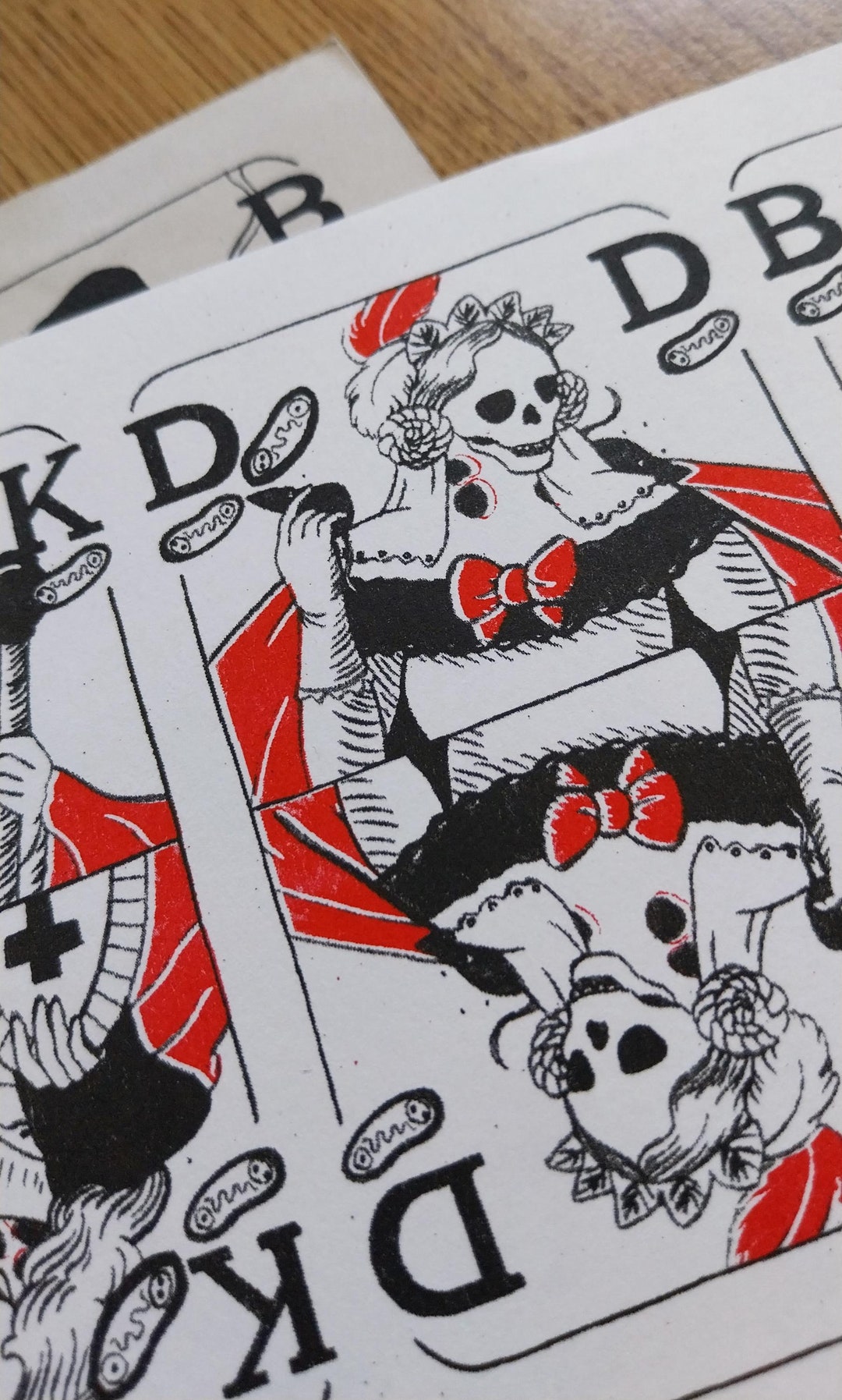 Infectious Cards (risograph-poster, A3) - Etsy