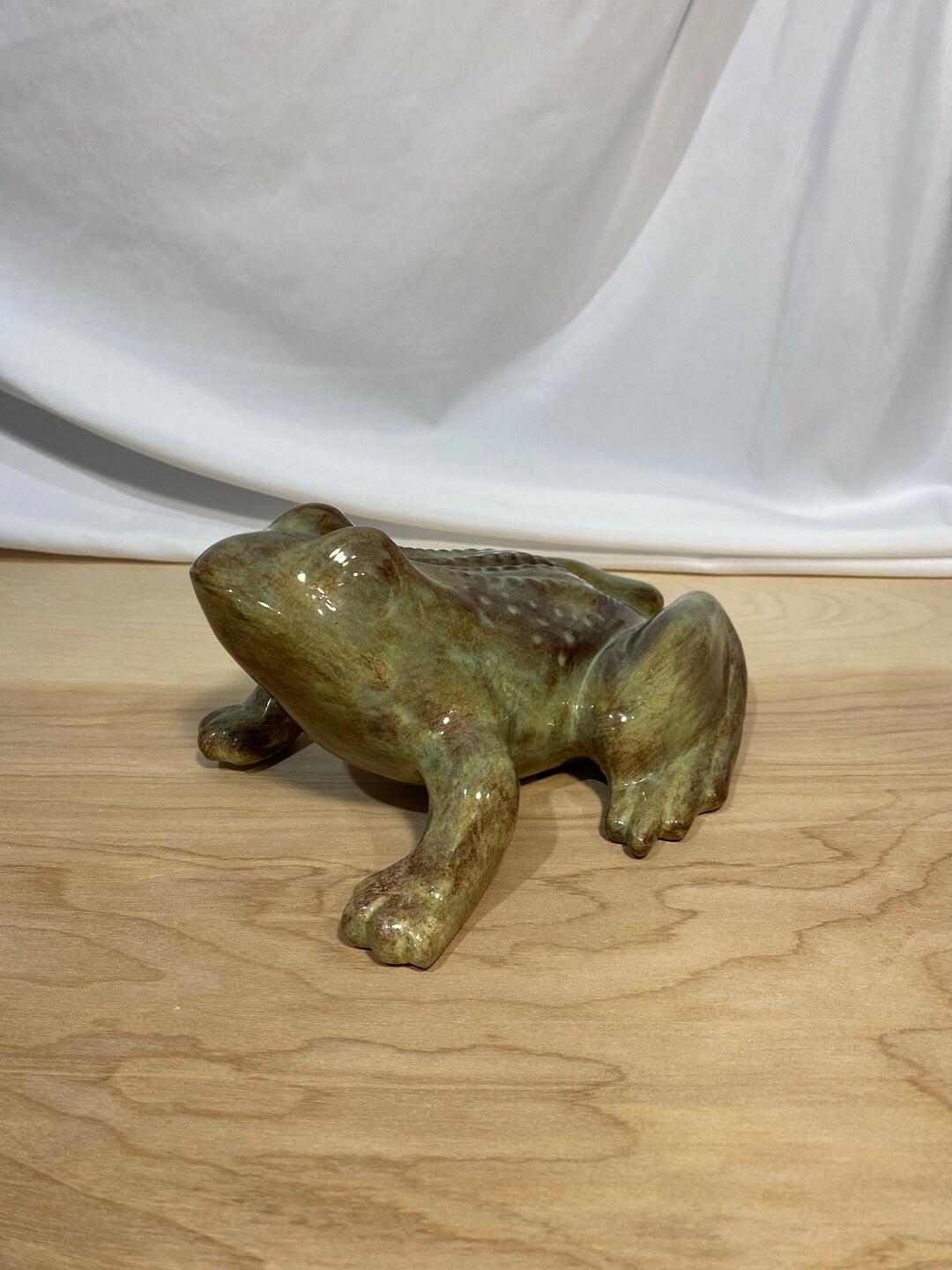 Handcrafted Ceramic Frog Figurine, Garden Decor - Etsy