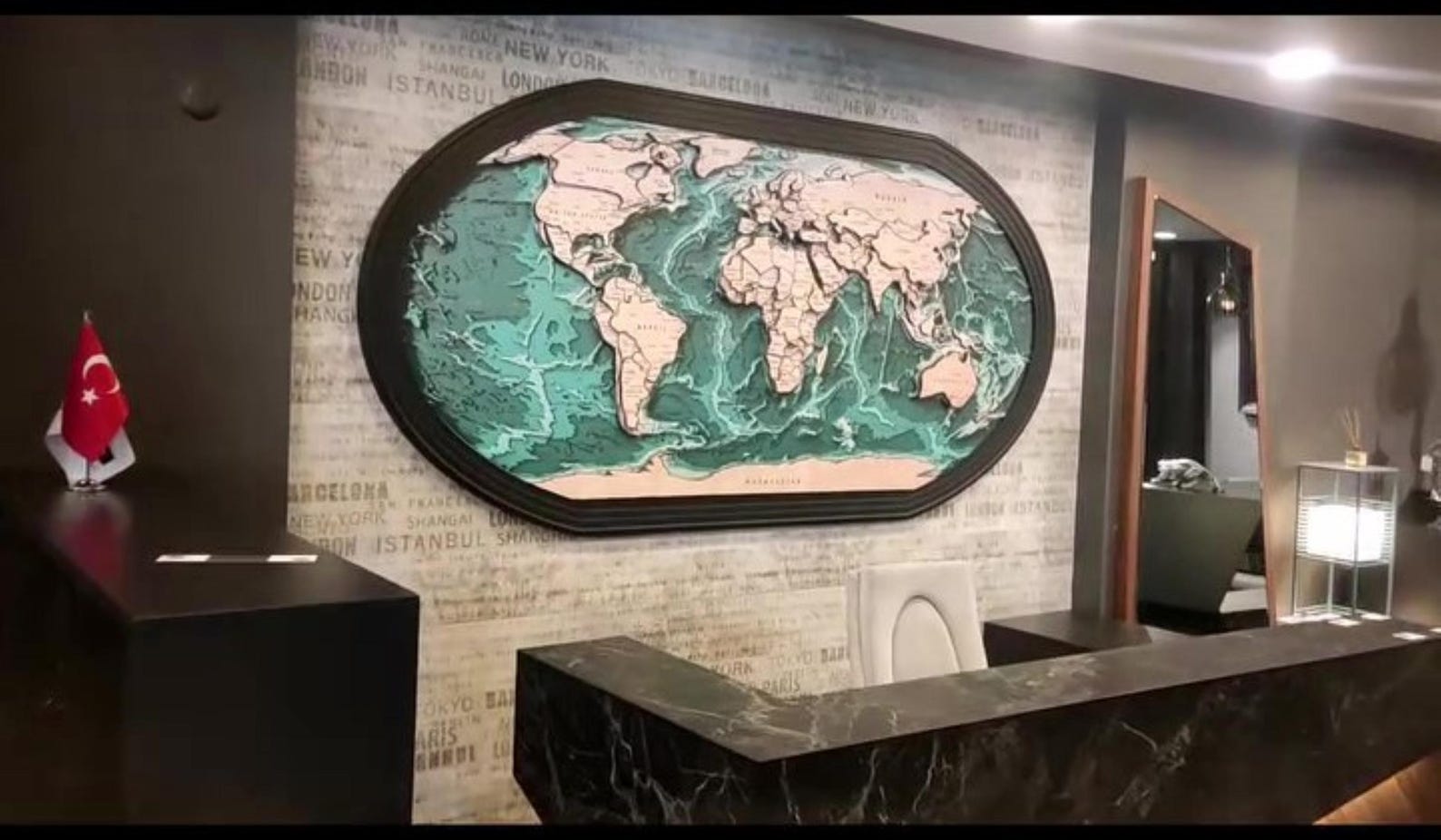 Handmade,3d World Map,luxury Wall Art,relief, Handmade World Map ...