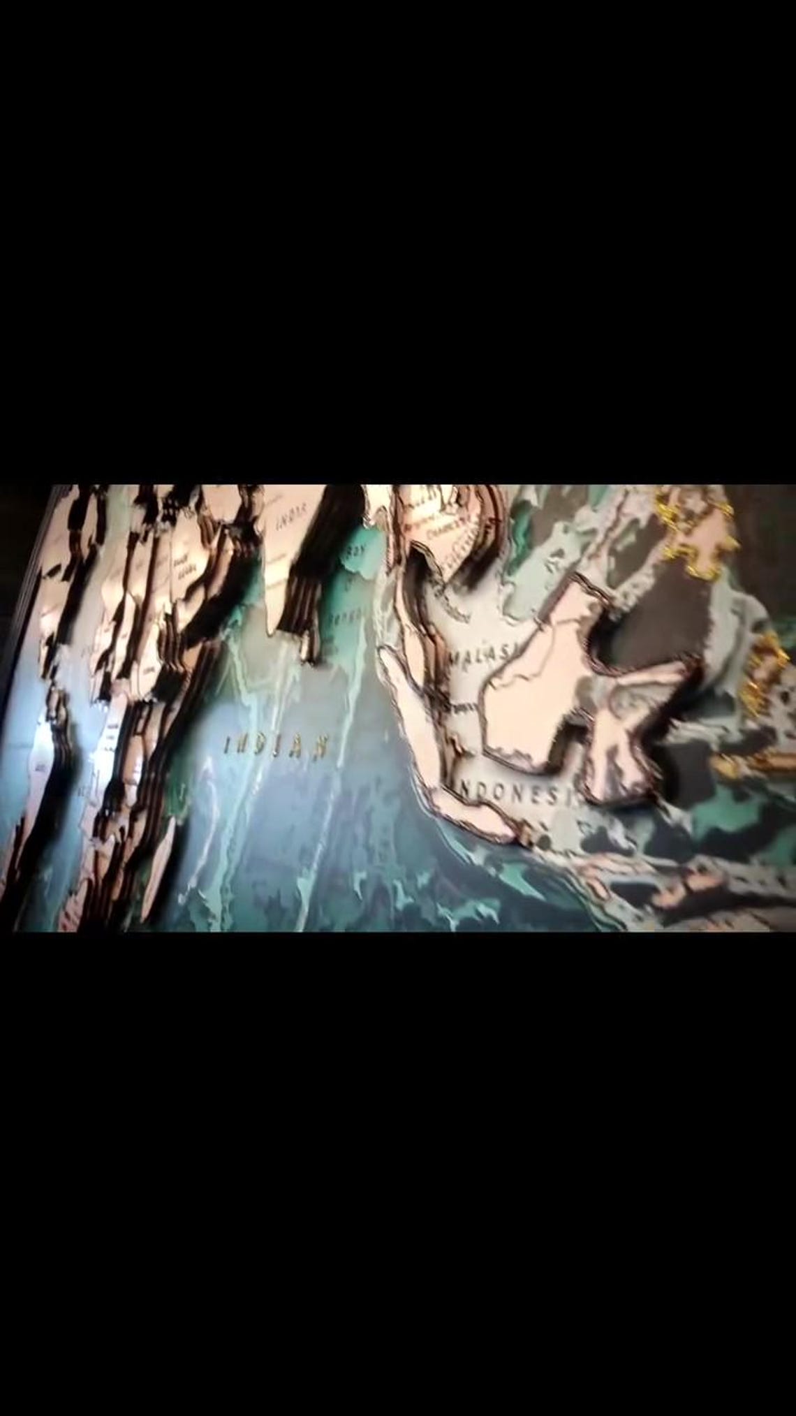 Handmade,3d World Map,luxury Wall Art,relief, Handmade World Map ...