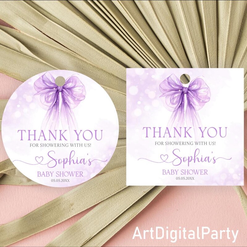 Purple Tags - Etsy
