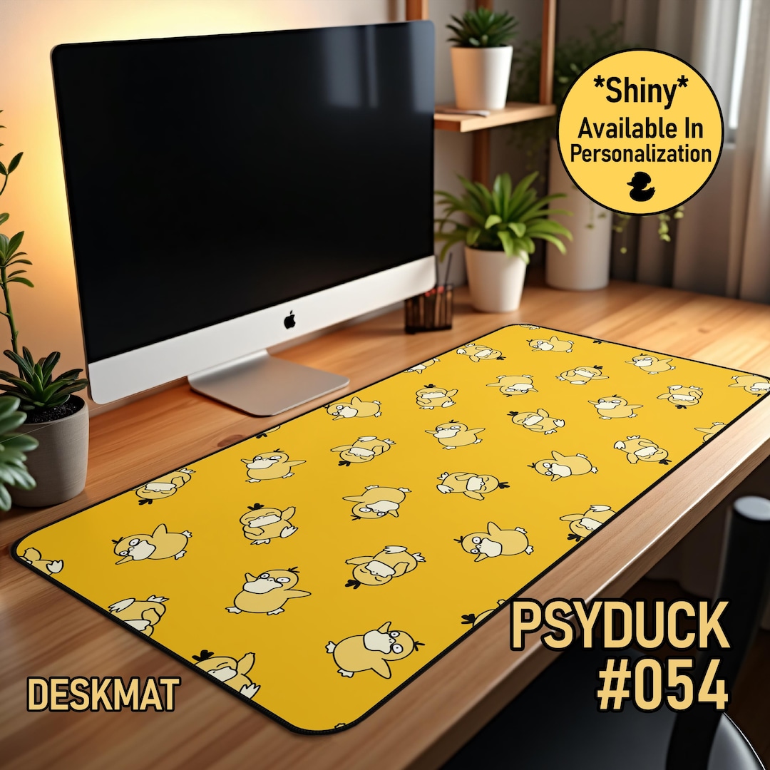 Duck Desk Mat: Hand-drawn TCG Gamer Mousepad - Etsy