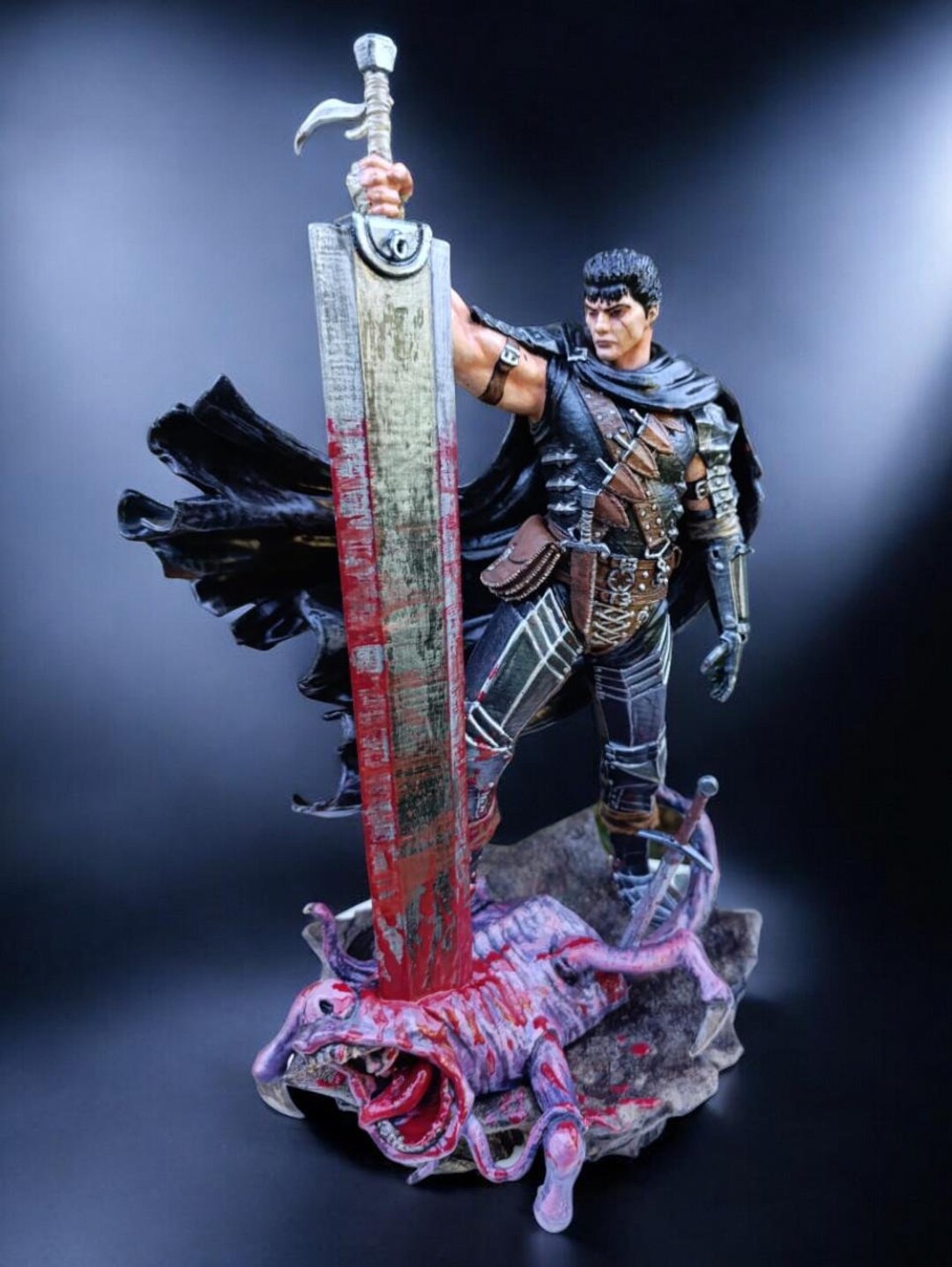 Guts Figure Fanart 3D Printing Painted With Airbrush, Collectible Manga ...