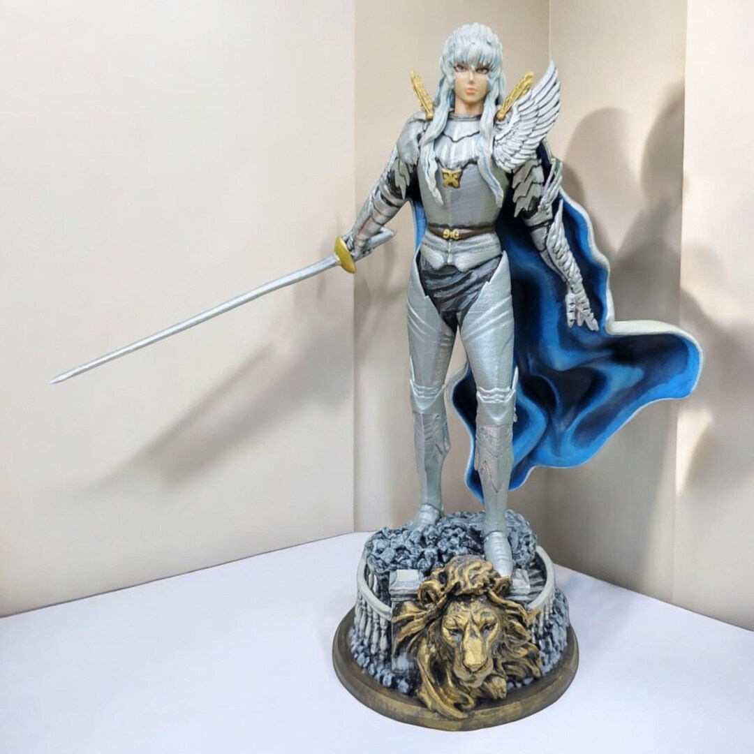Griffith Figure, 3D Printed Fanart, Airbrush Painted, Action Figure ...