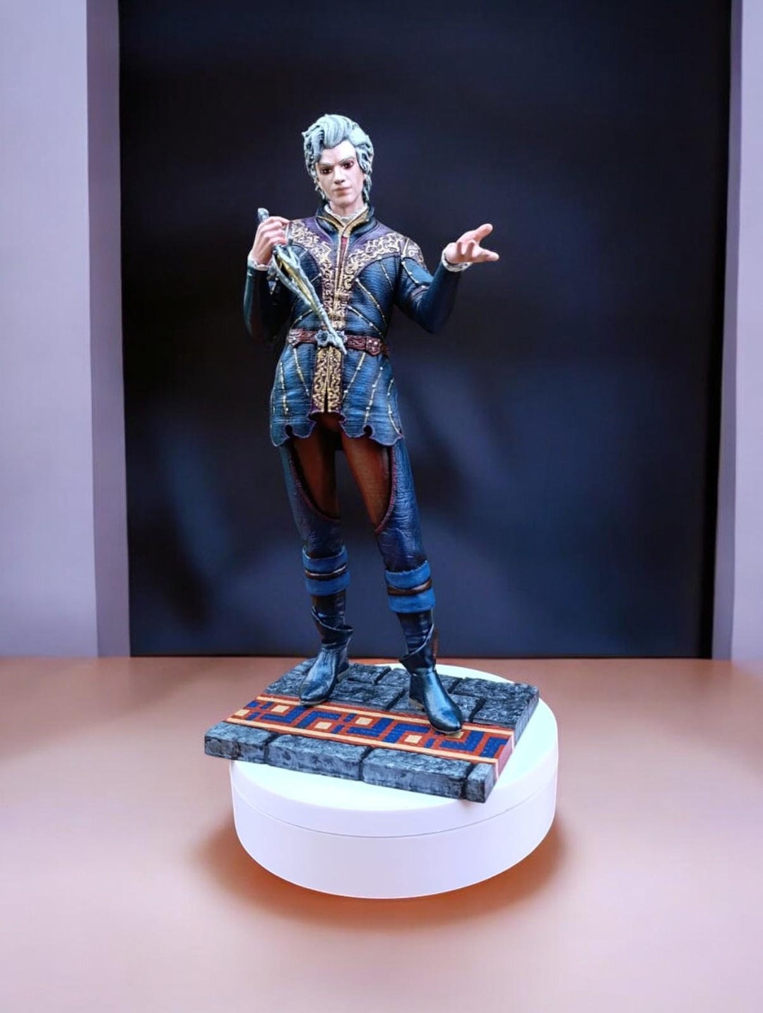 Astarion Figure, 3D Printed Fanart, Airbrush Painted, Action Figure ...