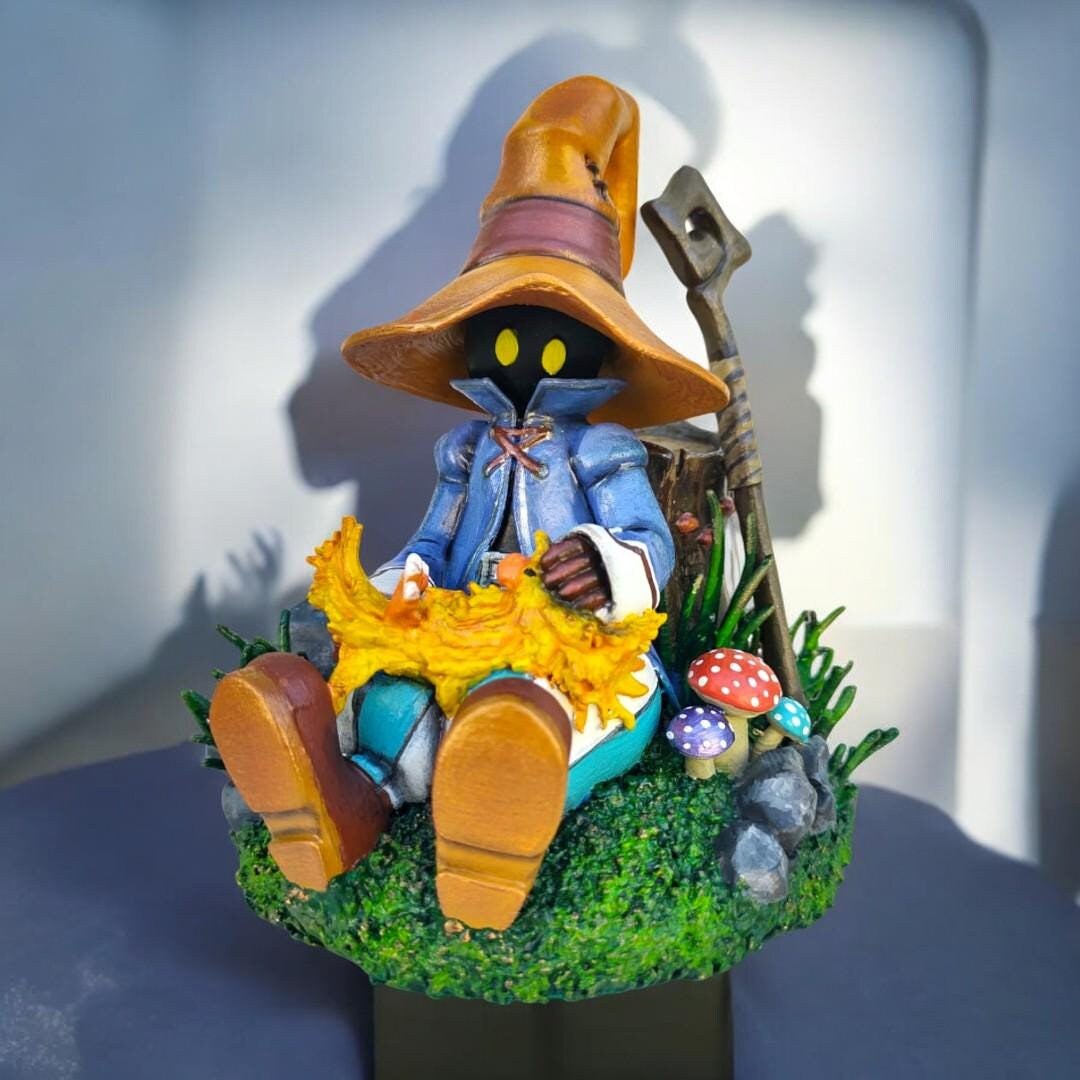 Vivi Figure Fanart 3D Print Painted With Airbrush, Collectible Fantasy ...