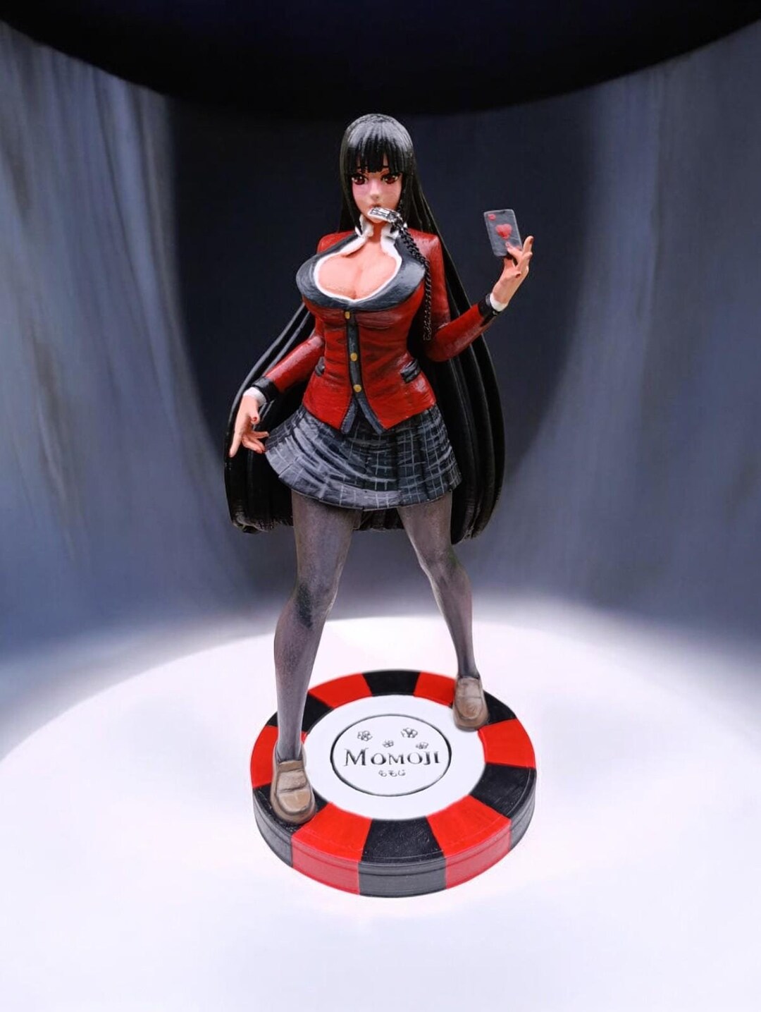 Yumeko Jabami Figure, 3D Printed Fanart, Airbrushed, Action Figure ...