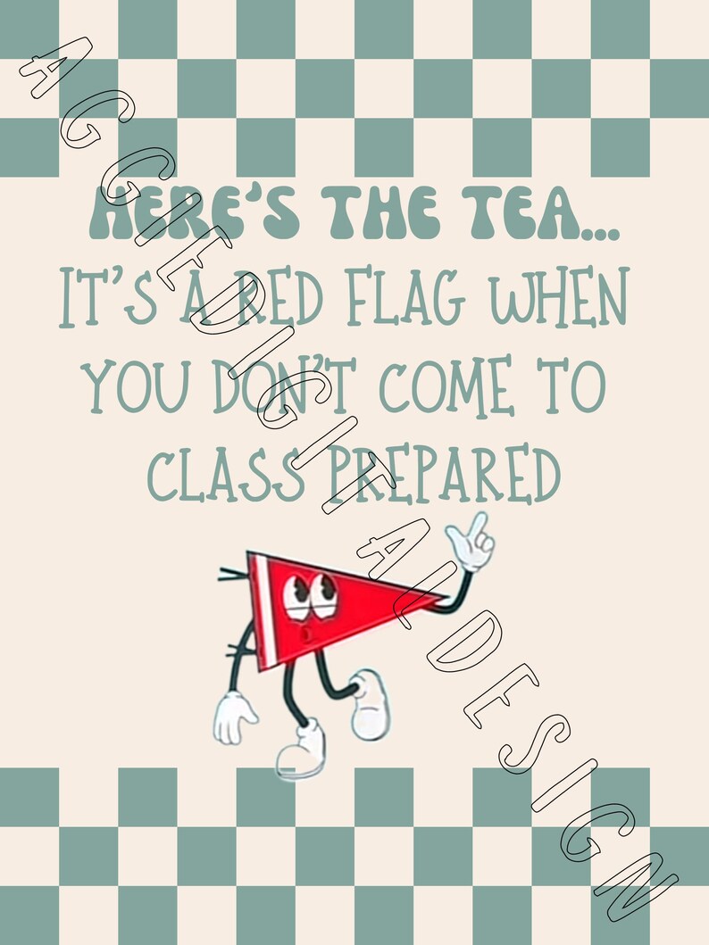 Funny Classroom Poster for Teachers and Students - Etsy