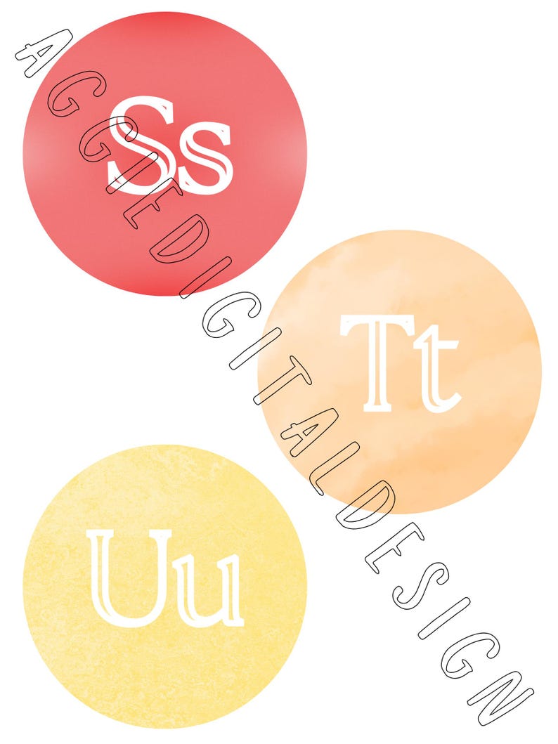 Rainbow Pastel Alphabet for Classroom Teacher Decor Students Learning ...