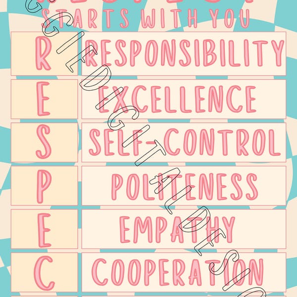 Respect Poster - Etsy