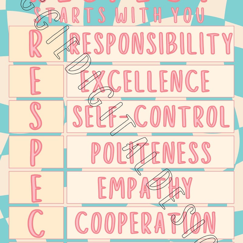 Respect Poster - Etsy