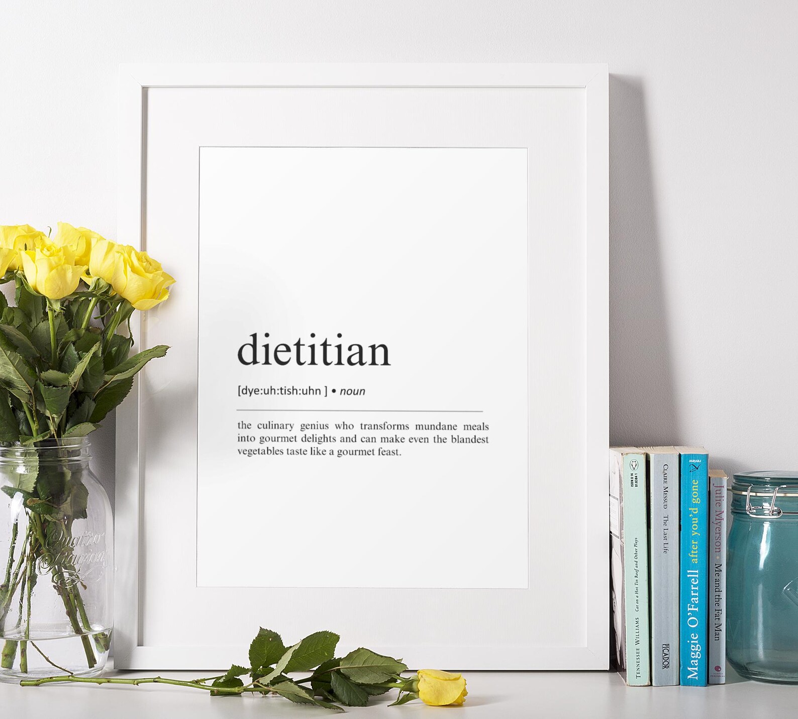 Dietitian Definition Print, Culinary, Dietitian Digital Download ...