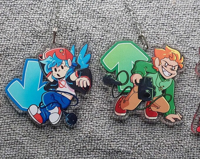 Friday Night Funkin' Character Keychains - Etsy