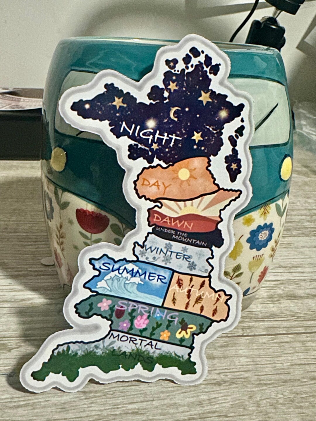 ACOTAR Courts Sticker - Etsy