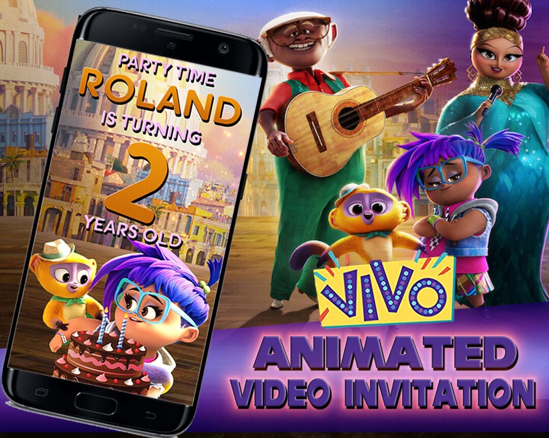 Birthday Video Invitation, Animated Video Invitation, Birthday Invite ...