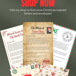 Letter to Santa, Santa Letter, Kids Letter to Santa, Printable Letter ...