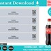 Coke 500ml Label Template, Blank Template, PSD, PNG, Microsoft Word Doc ...