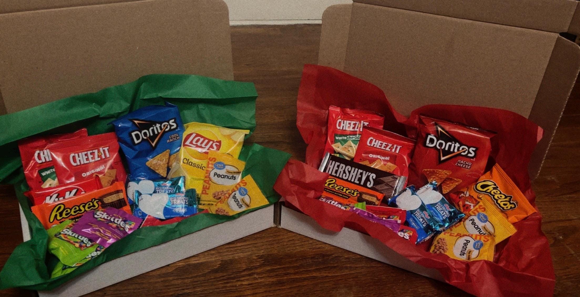 MYSTERY SNACK Box,valentines Giftbox, Christmas Gift Idea, Warm Gift ...