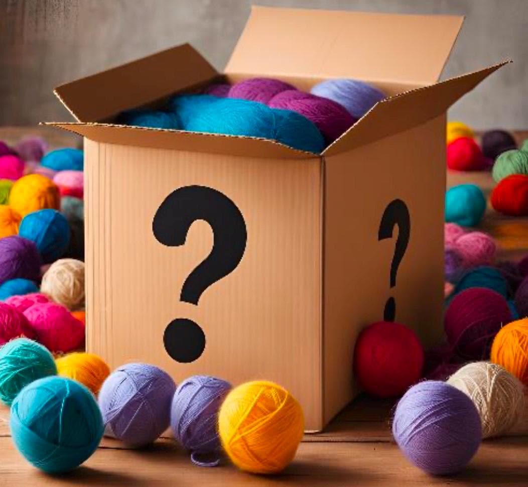 Mystery Yarn Box, Crochet Yarn Knitting, Craft Box, Crochet Lovers, DIY ...