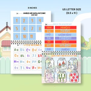 Printable Bluey Busy Book Educational Materials Toddler Learning Binder ...
