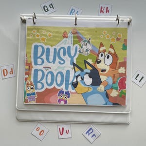 Printable Bluey Busy Book Educational Materials Toddler Learning Binder ...