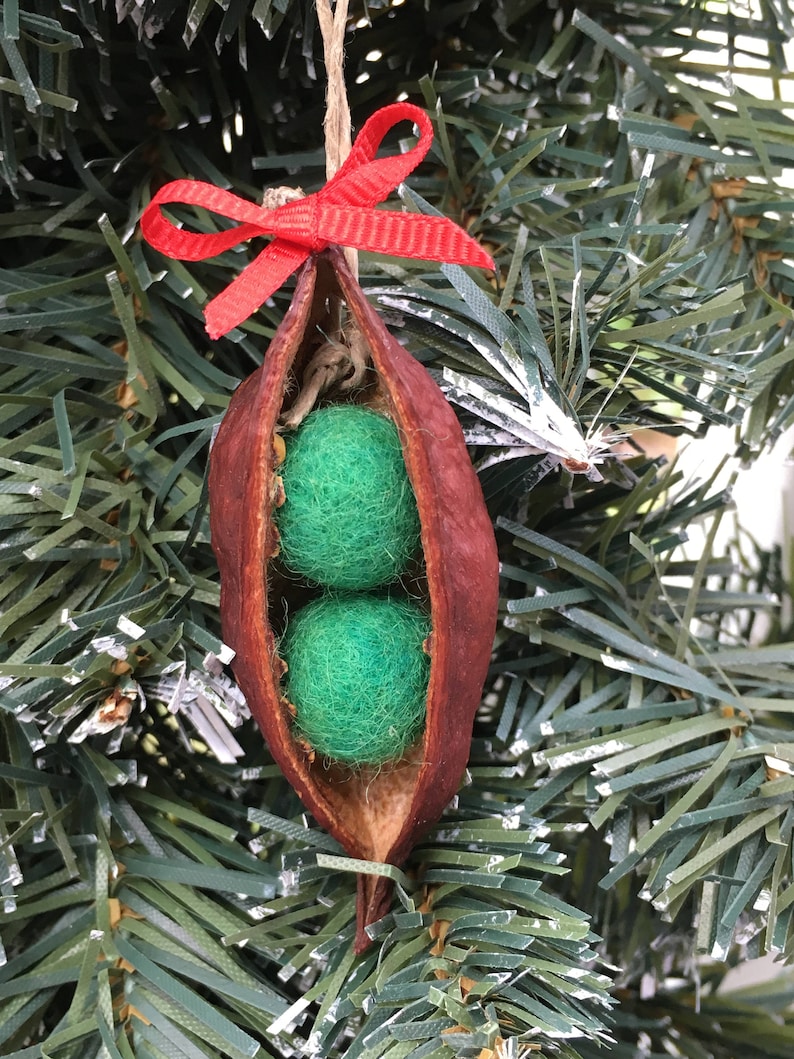 Peas In a Pod Christmas Ornaments for Couples Christmas | Etsy