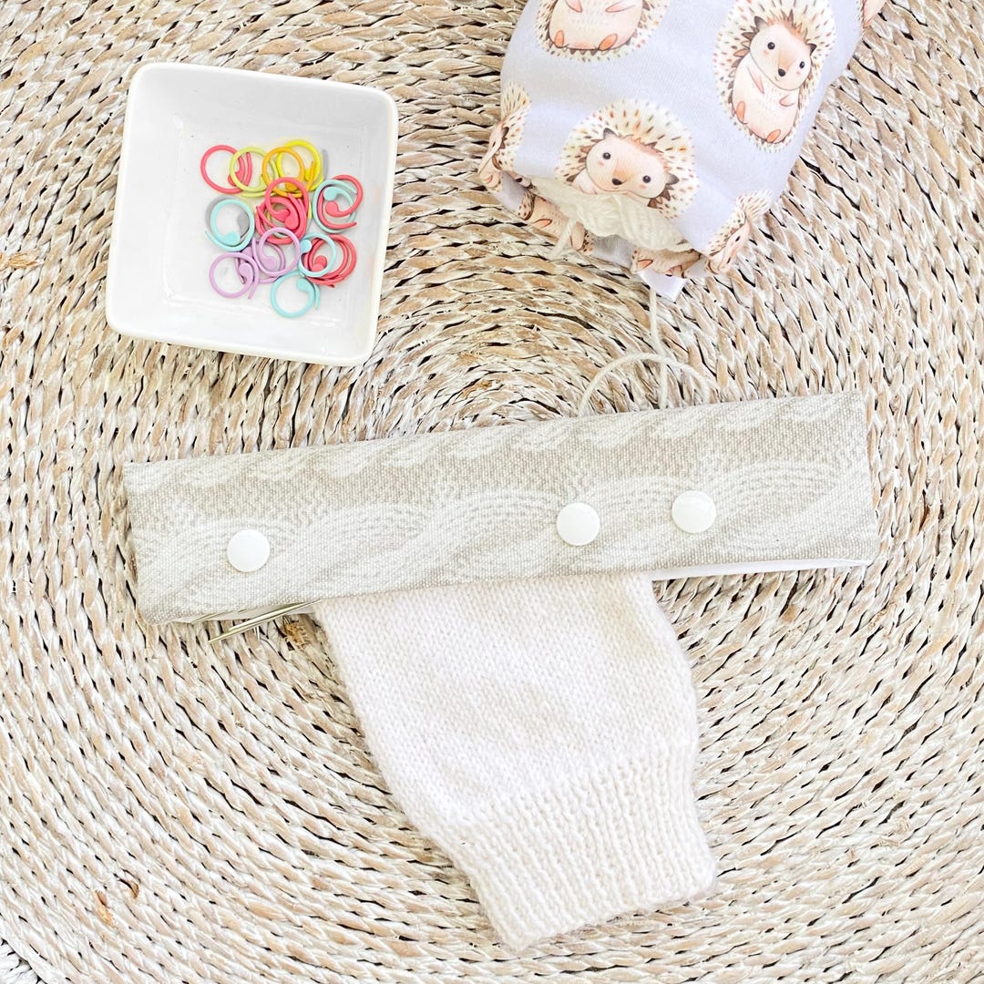 Cable Knit DPN Cozy, Fall DPN Holder- DPN Case,double Pointed Needle ...