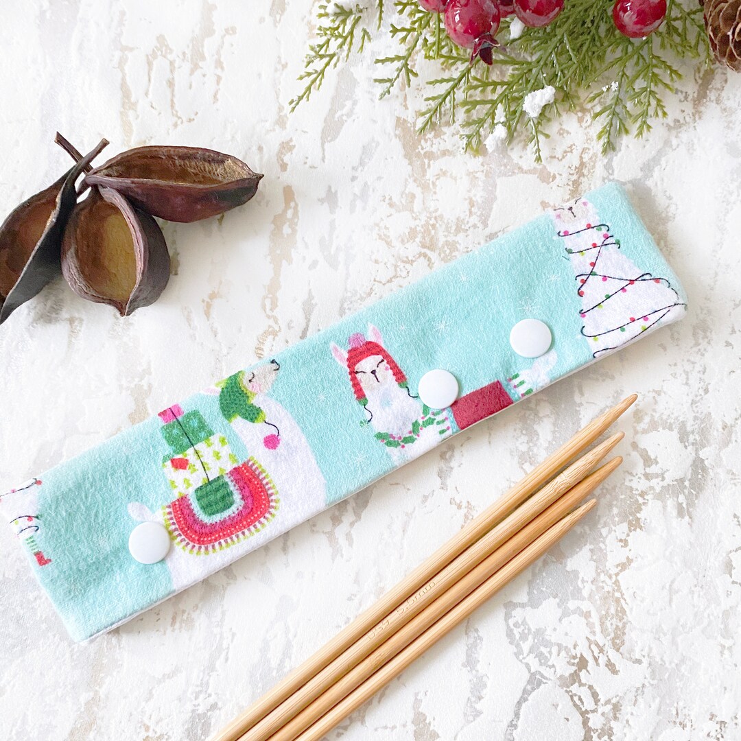 Llama DPN Cozy Christmas DPN Holder DPN Case Dpn Keeper Sock Knitting ...