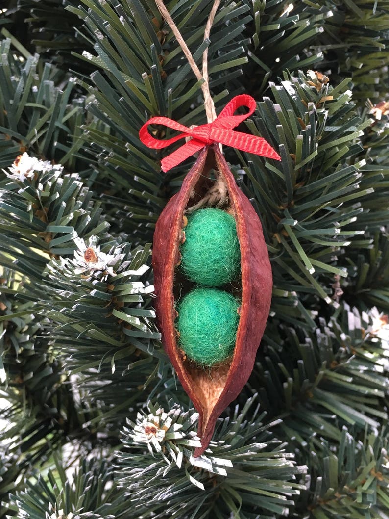 Peas In a Pod Christmas Ornaments for Couples Christmas | Etsy