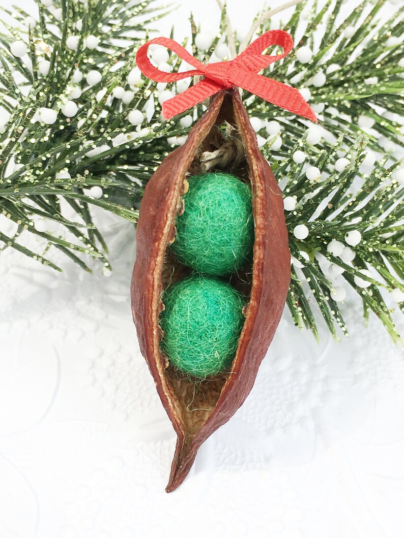 Peas In a Pod Christmas Ornaments for Couples Christmas | Etsy